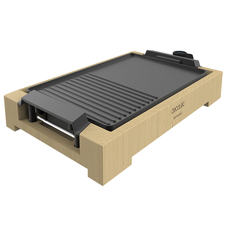 Plancha Cecotec Tasty&Grill 2000 Bamboo Black – Novedades LOAN